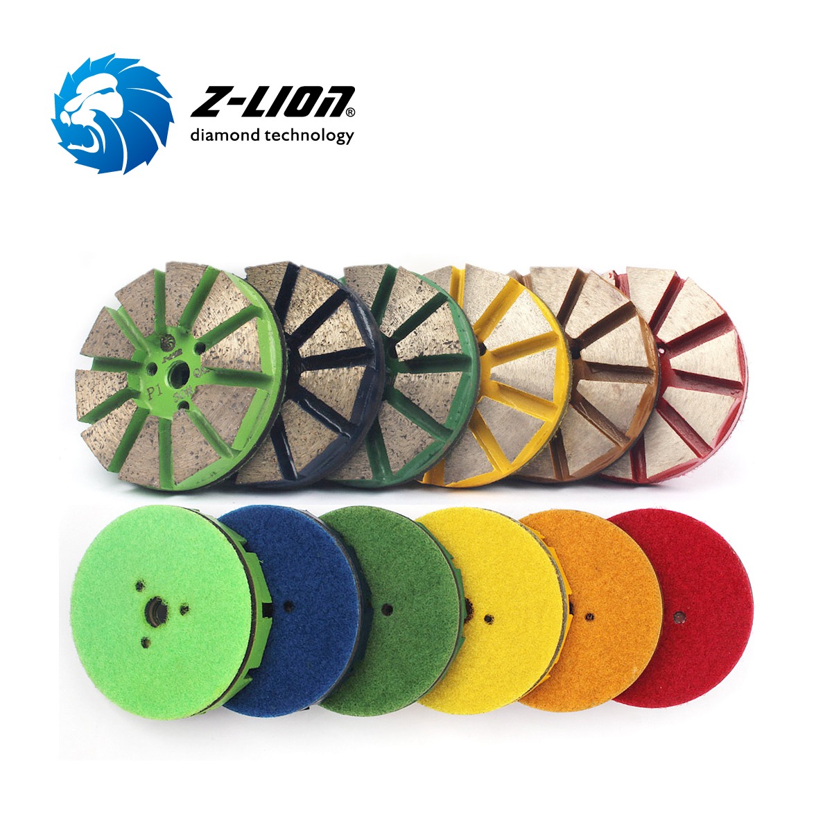 3 Inch Metal Bond 10 Segment Concrete Diamond Grinding Discs for ...