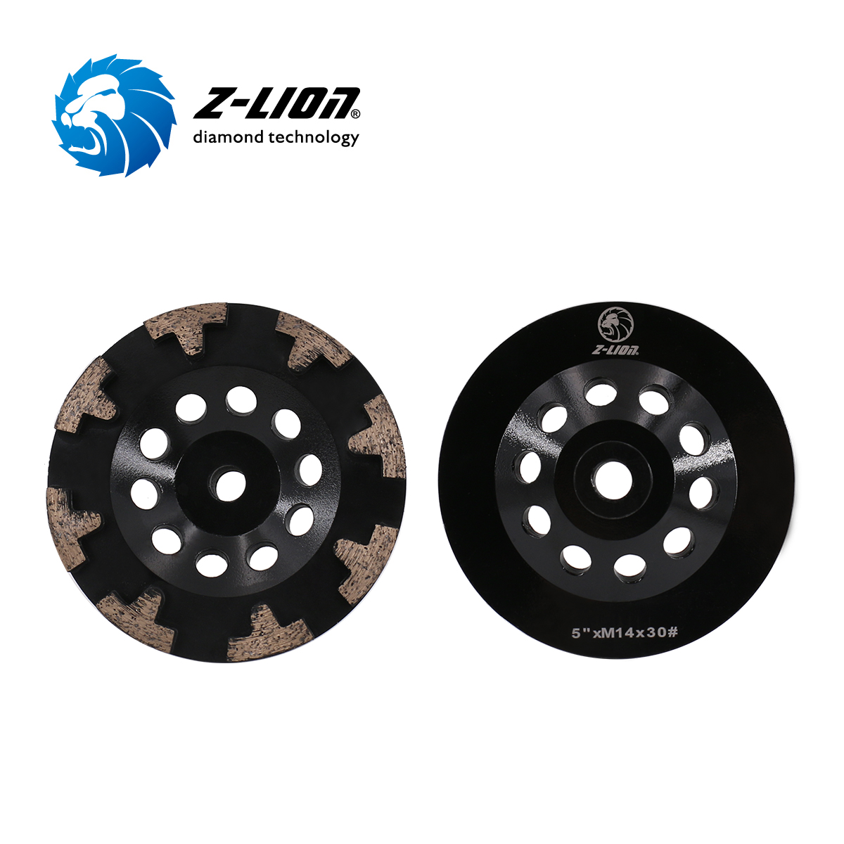 T-segment 7” diamond cup wheel for hand-held grinders - High-Quality ...